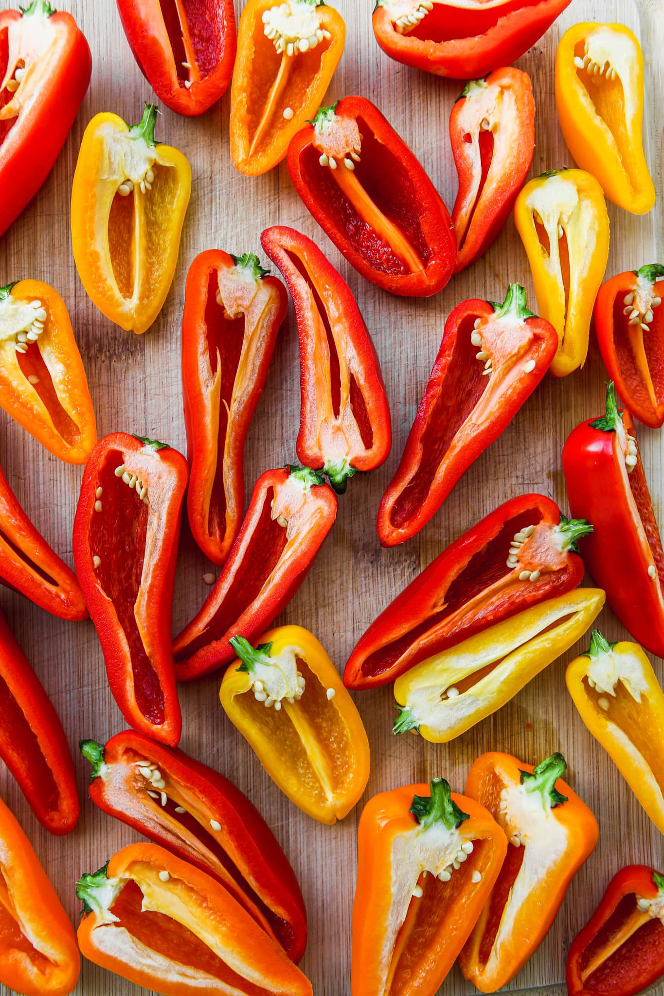 Roasted Goat Cheese Stuffed Mini Peppers Appetizer | Walder Wellness, RD