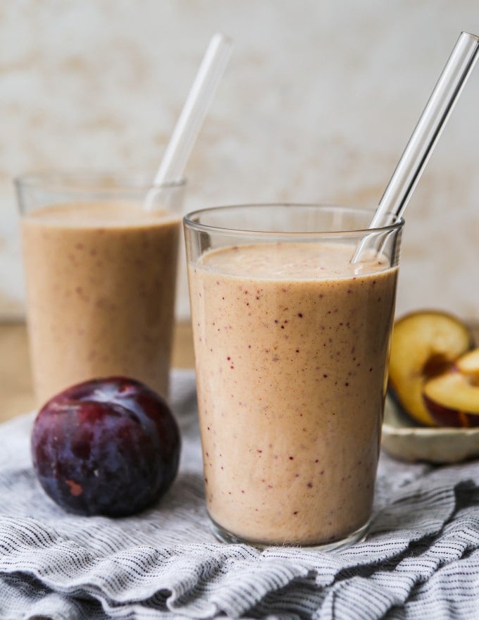 Plum Smoothie (Simple + Healthy!)| Walder Wellness, RD