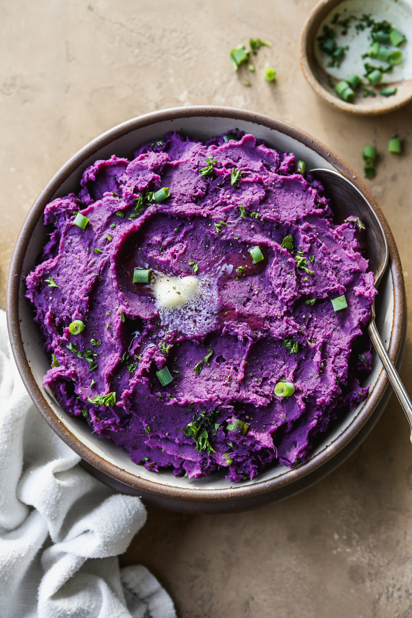 Quick & Easy Mashed Purple Sweet Potatoes | Walder Wellness, RD